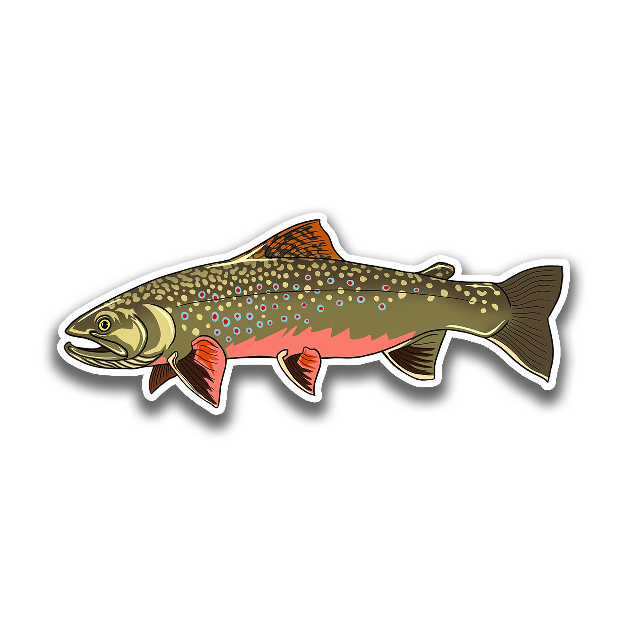 Brook Trout - Vinyl Sticker – Jayden Daniels Wild imagery
